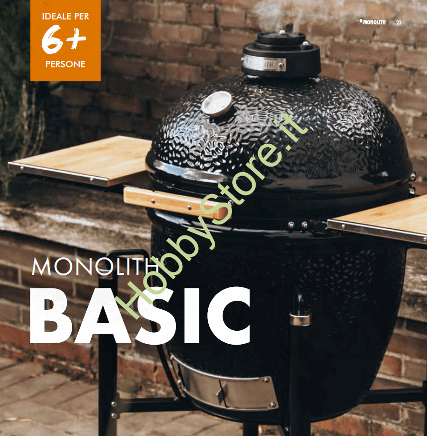 Barbecue Monolith Basic, categoria MONOLITH KAMADO